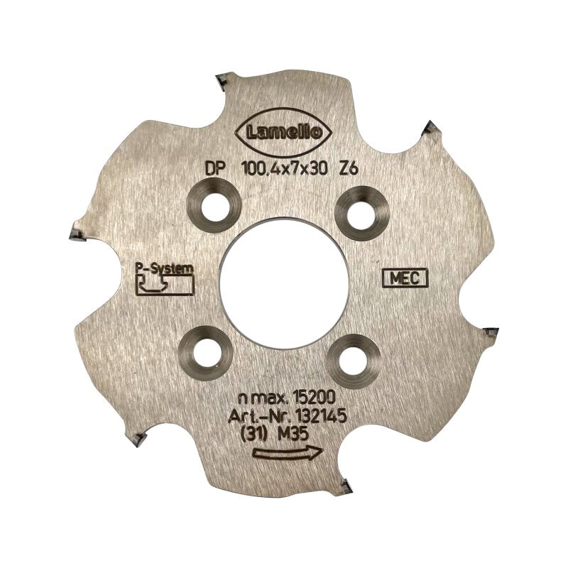 Lamello - DP Z6 Profile Router Bit for CNC Equipment (100.4 x 7 x 30 mm ...